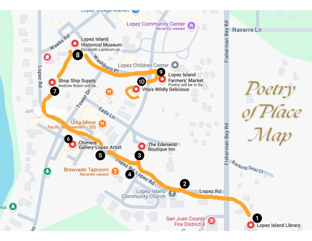 Poetry of Place: A poetic tour of Lopez Village, Sept 7, 5-7pm – Lopez ...