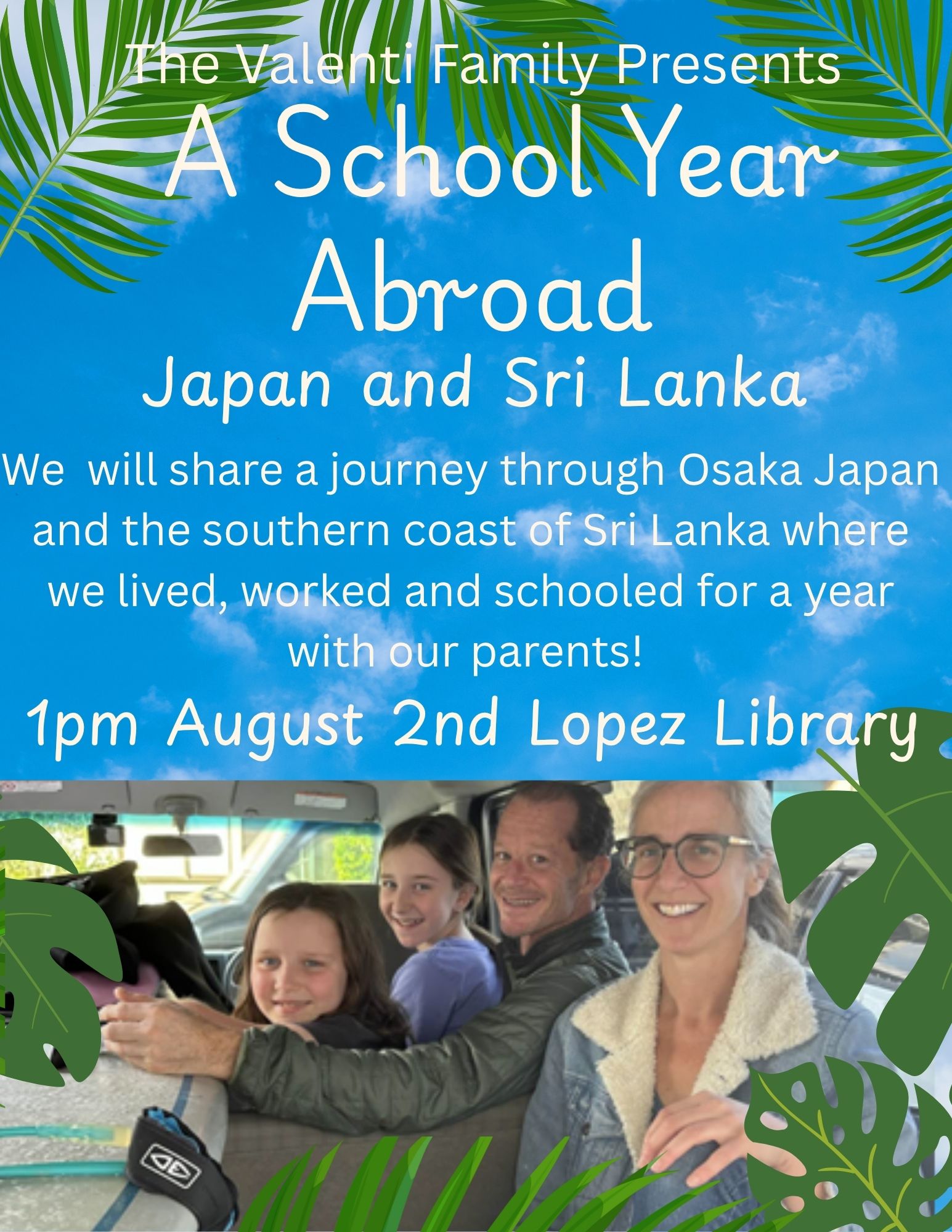 A School Year Abroad with the Valenti Family – Saturday, August 2nd ...