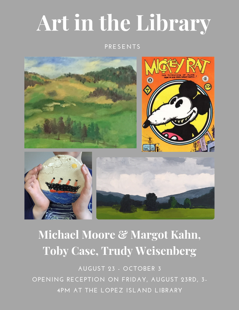 Opening Reception for Art in the Library on Friday, August 23rd at 3pm ...